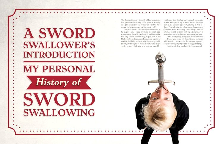 To The Hilt: A Sword Swallower's History of Sword Swallowing (Schiffer ...